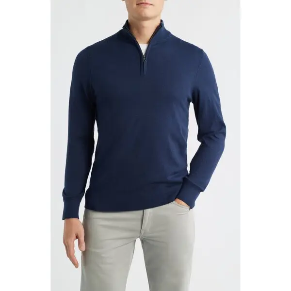 Mizzen+main Heritage Quarter Zip Sweater