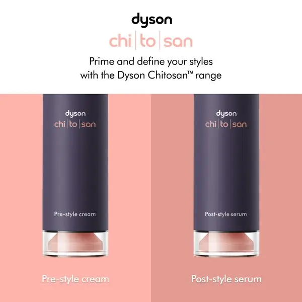 DYSON Chitosan Pre-style Cream, Straight To Wavy, Light Conditioning, 100ml