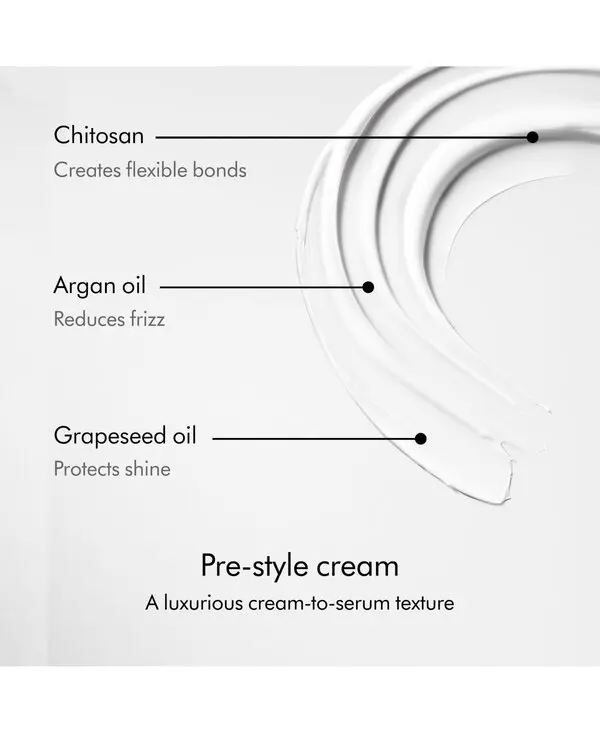DYSON Chitosan Pre-style Cream, Straight To Wavy, Light Conditioning, 100ml
