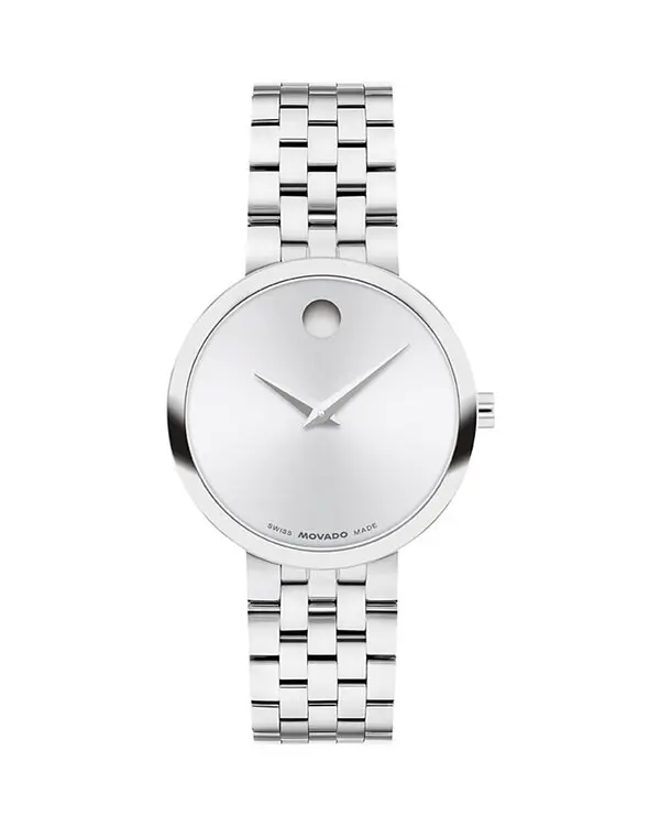 Movado Museum Classic Watch - Silver/silver