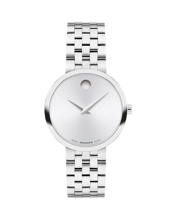 Movado Museum Classic Watch - Silver/silver