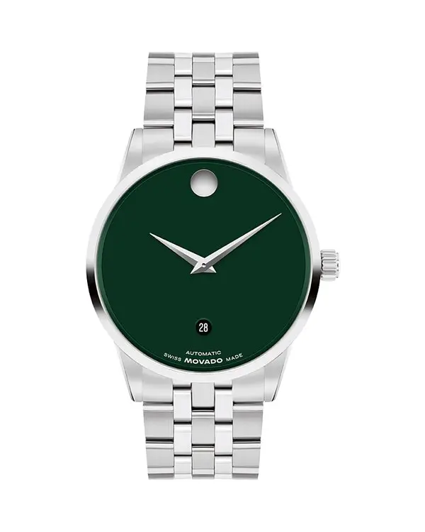 Movado Museum Classic 40mm Watch - Green/silver