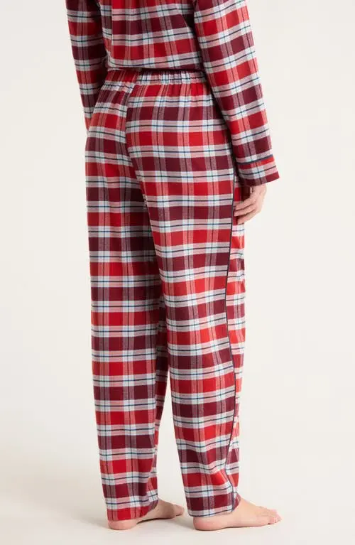 Lunya Brushed Flannel Pajama Pants