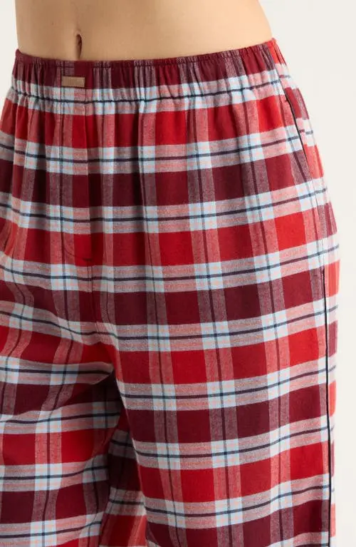 Lunya Brushed Flannel Pajama Pants