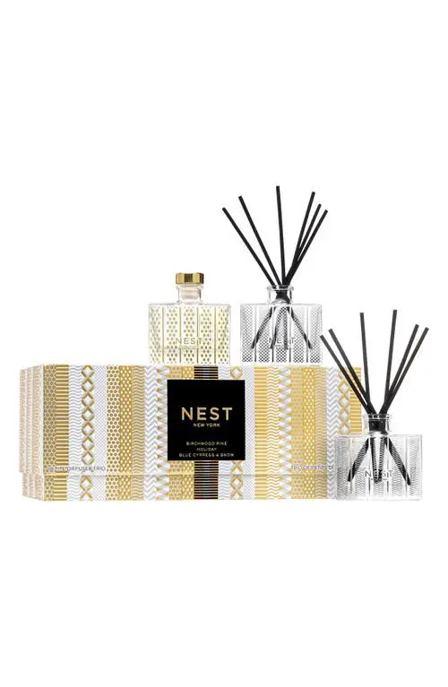 NEST NEW YORK Festive Petite Reed Diffuser Trio - No Color