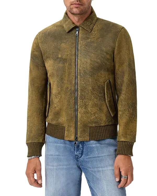 John Varvatos Oakley Leather Jacket