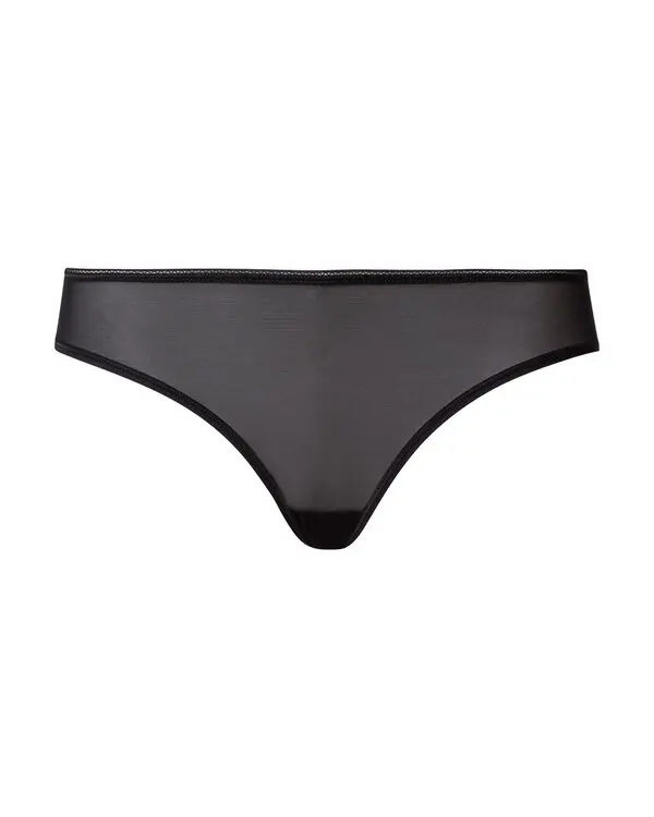 Hanro Smooth Illusion Tulle Bikini - Black