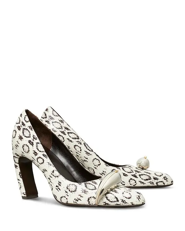 Tory Burch Pierced Xl Pumps - Black/white