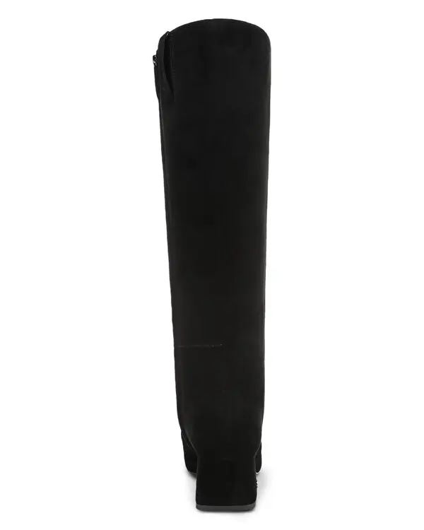 Sam Edelman Leather Riding Boots - Black