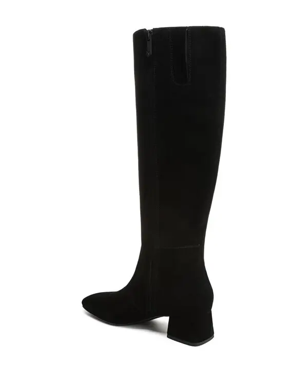 Sam Edelman Leather Riding Boots - Black