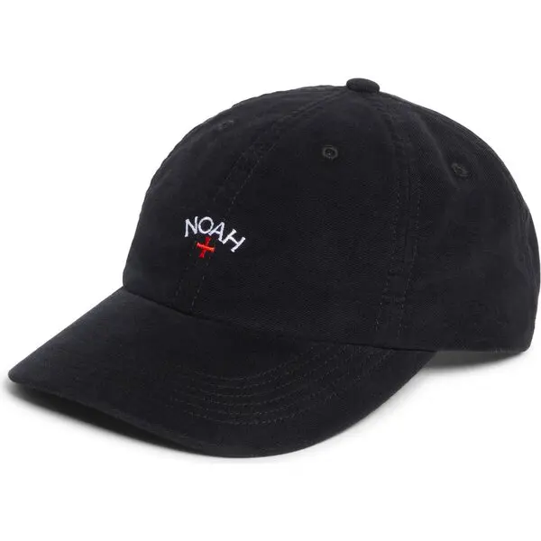 NOAH Cotton Moleskin Baseball Cap - Navy