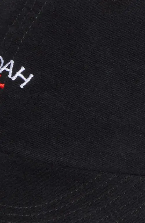 NOAH Cotton Moleskin Baseball Cap - Navy