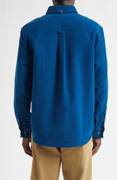 NOAH Cotton Moleskin Button-down Shirt - Ottamo