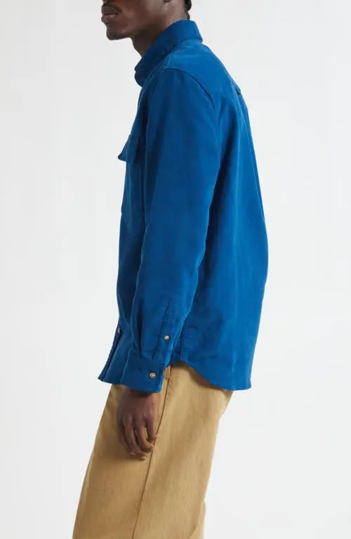 NOAH Cotton Moleskin Button-down Shirt - Ottamo