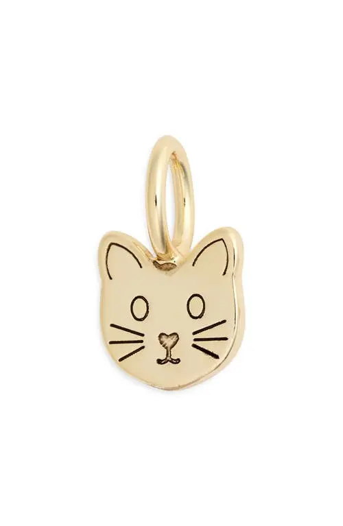 THE SIS KISS Kitten Charm - Gold