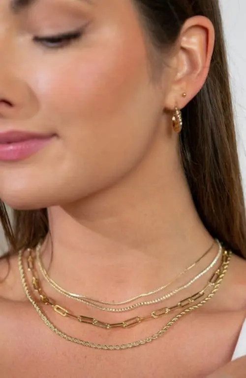 THE SIS KISS Vivian Chain Necklace - Gold