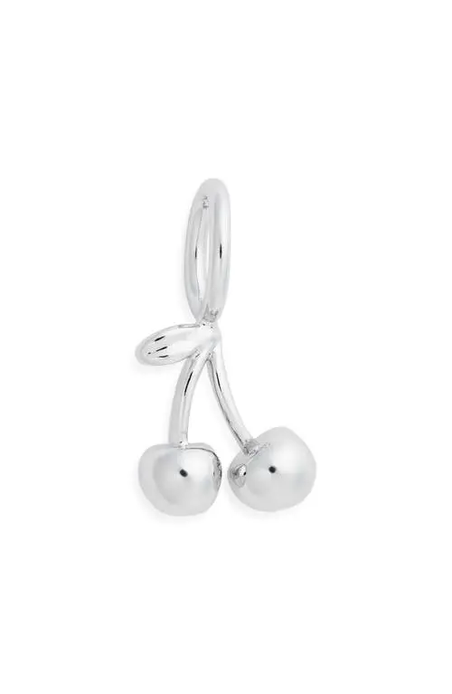 THE SIS KISS Cherry Pop Charm - Silver