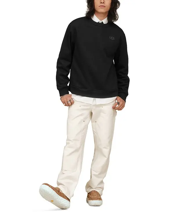 UGG Nyles Heathered Crewneck Sweatshirt - Black
