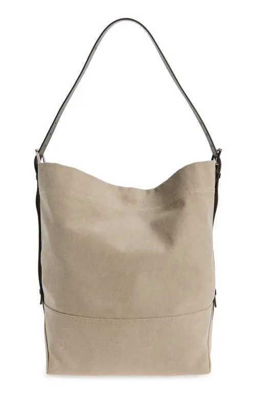 LEMAIRE Belted Canvas Tote - Dark Linen