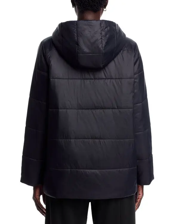 Eileen Fisher Hooded Puffer Coat