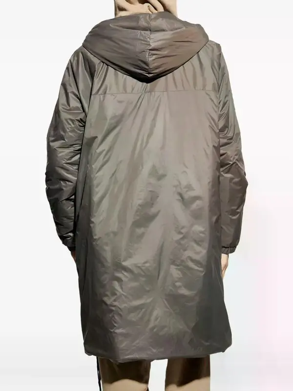 Rick Owens Hooded Zip Coat - Grey