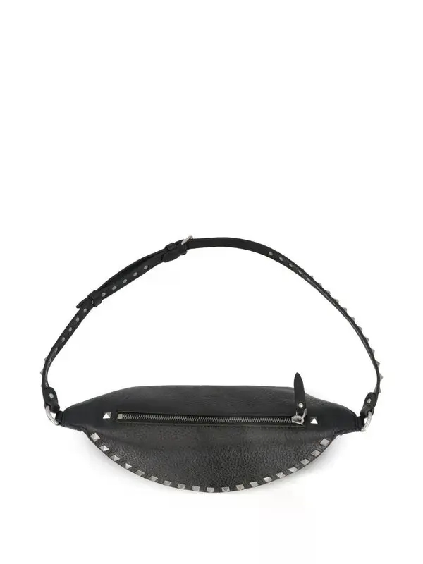 Valentino Garavani Pebbled Leather Belt Bag With Studs