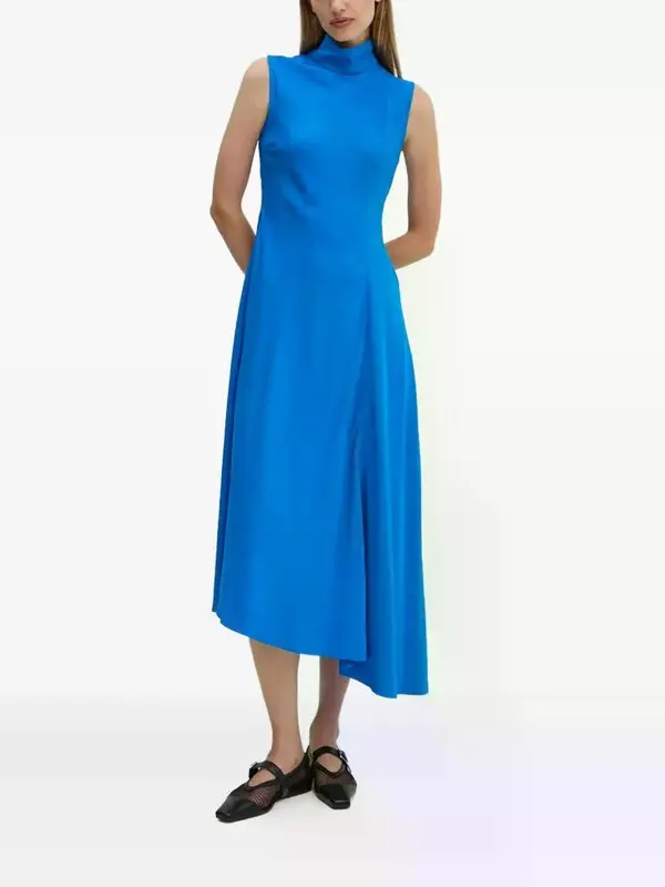 Day Birger Et Mikkelsen High-neck Asymmetric Dress