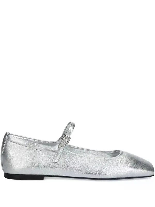 KENNEL&SCHMENGER Buckle-strap Square-toe Ballet Flats
