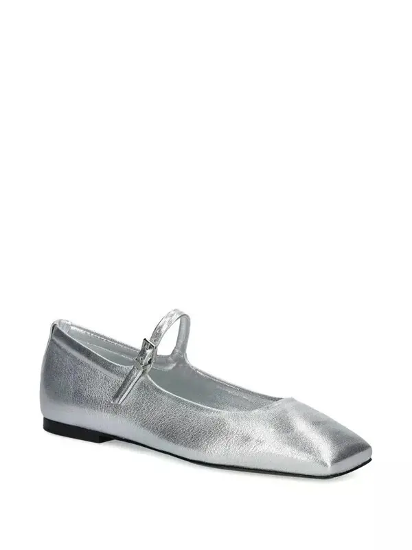 KENNEL&SCHMENGER Buckle-strap Square-toe Ballet Flats
