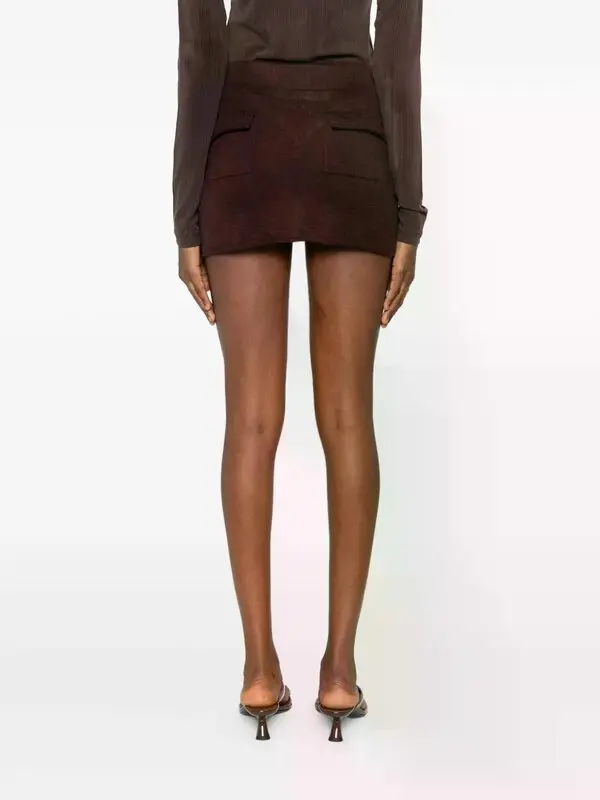 AYA MUSE Drawstring-waist Mini Skirt