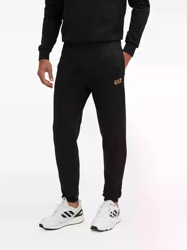 EA7 Hooded Logo Jumpsuit - Black