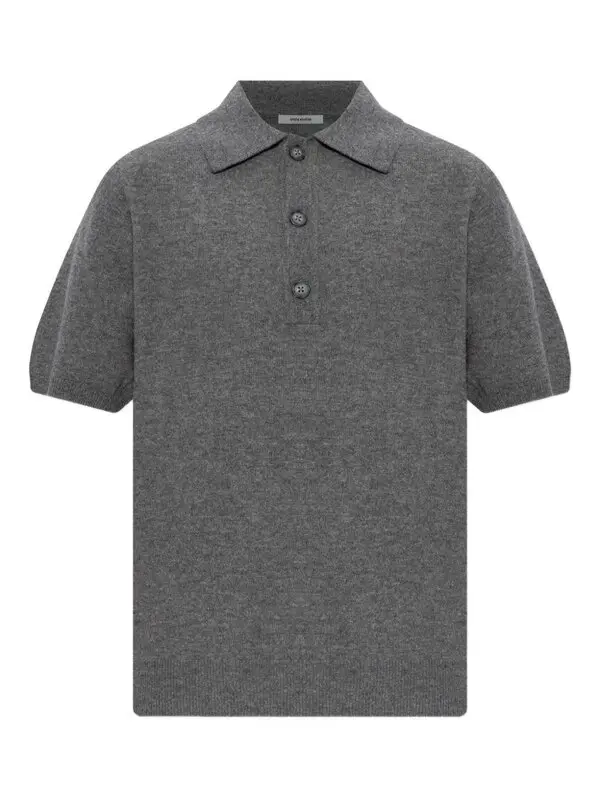 ENTIRE STUDIOS Buttoned Knitted Polo Shirt