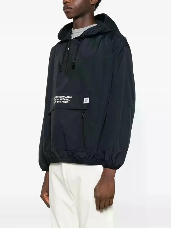 NEIGHBORHOOD Hooded Anorak Jacket - Black