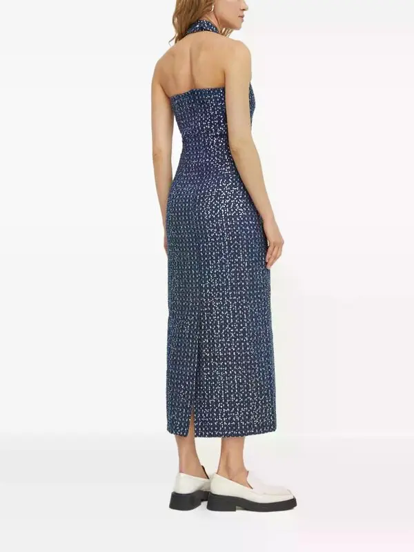 RÉSUMÉ Halterneck Midi Dress