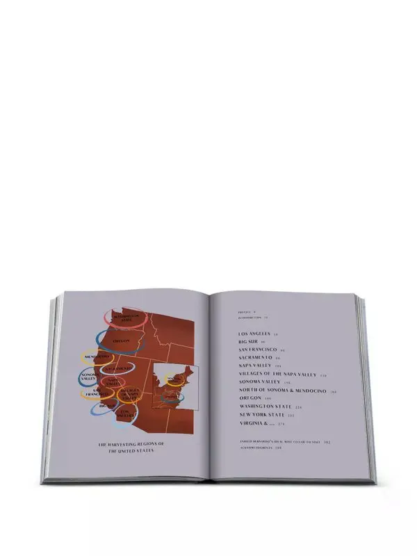 Assouline Wine & Travel United States Of America - Blue
