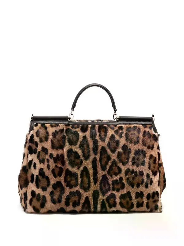 Dolce & Gabbana Leopard-print Tote Bag - Brown