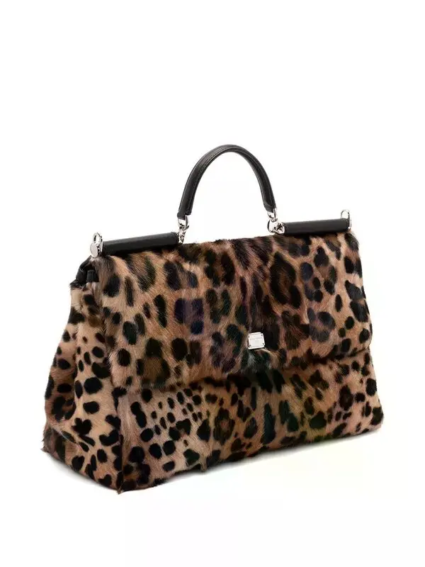 Dolce & Gabbana Leopard-print Tote Bag - Brown
