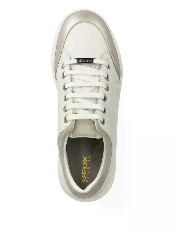 Geox Dayla Perforated Panelled Trainers