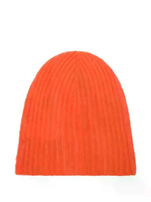 ROBERTO COLLINA Ribbed Beanie - Orange