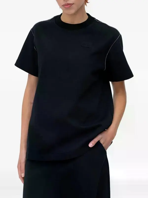 N°21 Contrast-stitch Logo Patch T-shirt