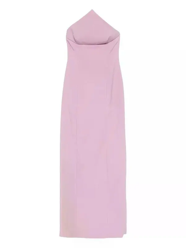 Solace London Off-shoulder Maxi Dress - Pink