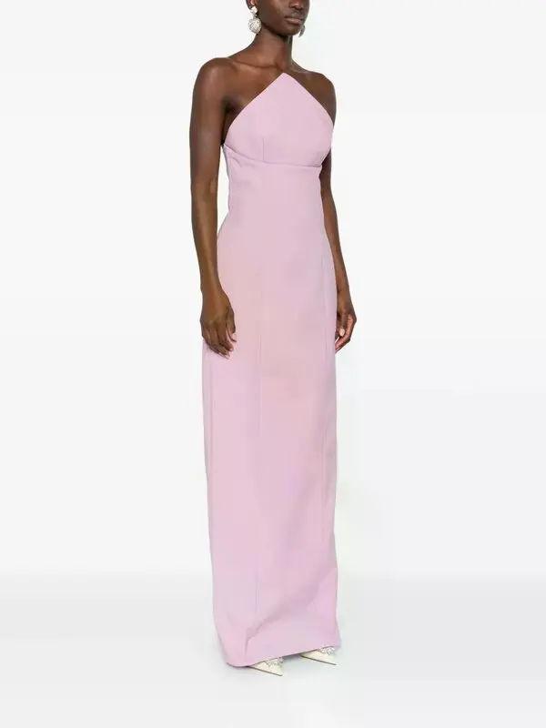 Solace London Off-shoulder Maxi Dress - Pink