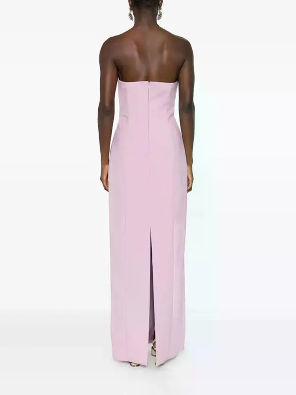 Solace London Off-shoulder Maxi Dress - Pink