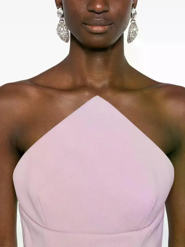 Solace London Off-shoulder Maxi Dress - Pink