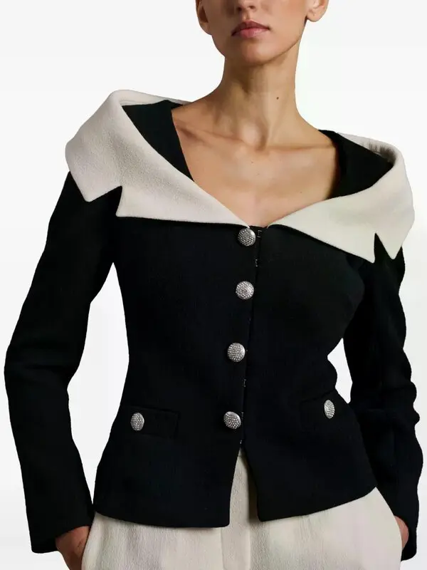 WEILL Bardot Neck Button Jacket