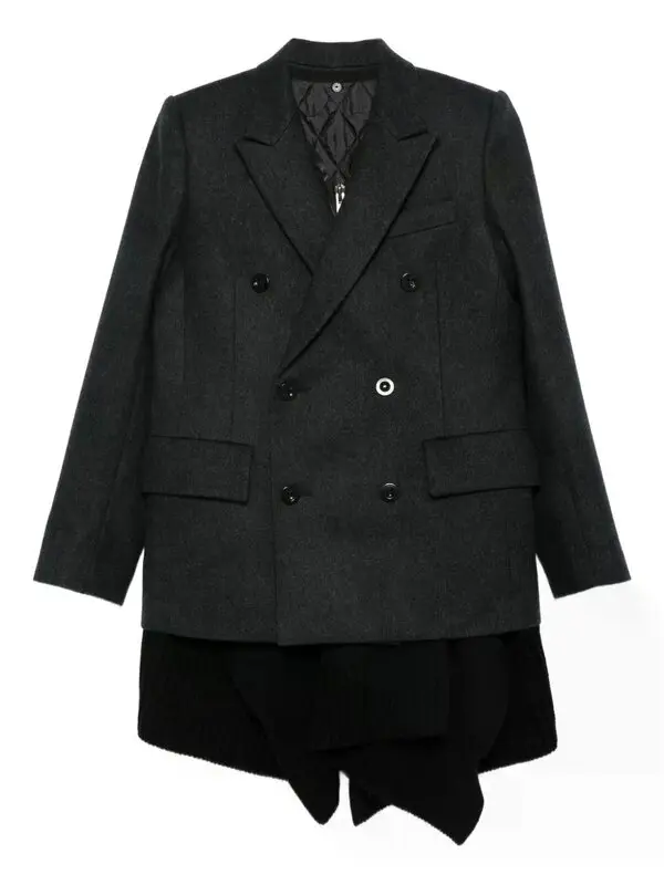 Sacai Double-breasted Blazer