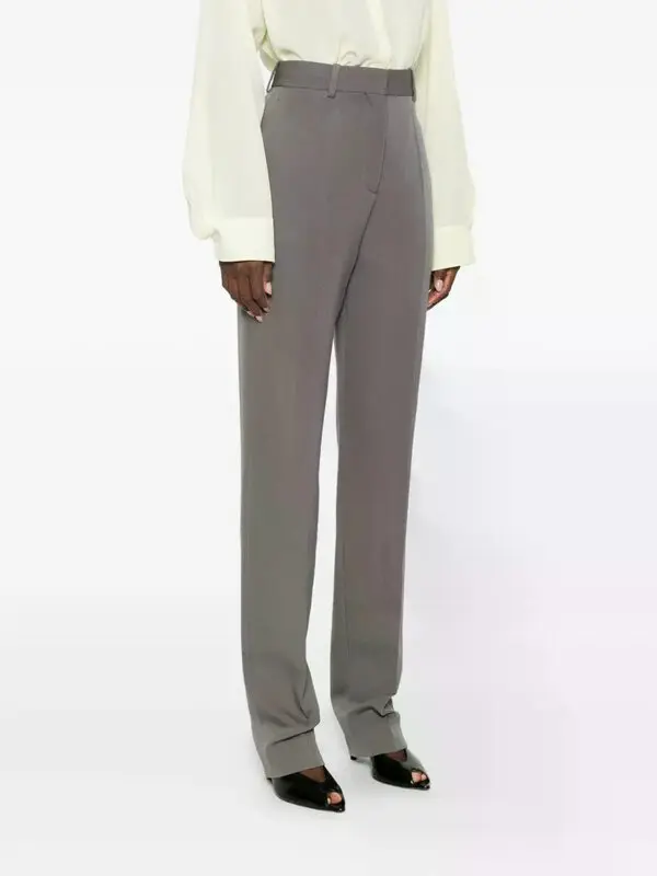 Calvin Klein Lucia Straight-leg Trousers - Grey