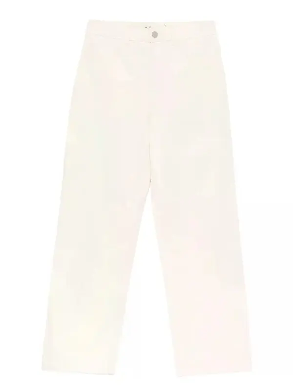 RÓHE Compact Cotton Straight Leg Jeans