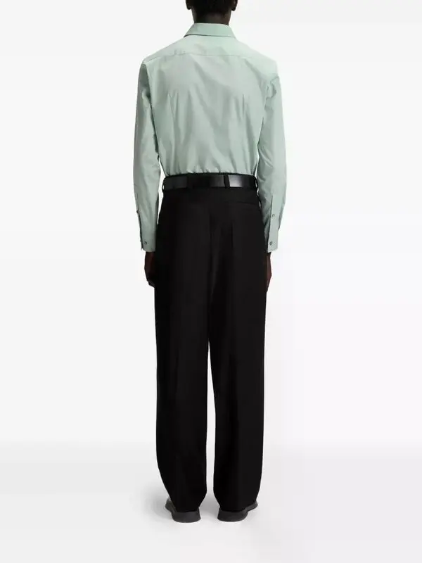 Hugo Pleated Wool Trousers