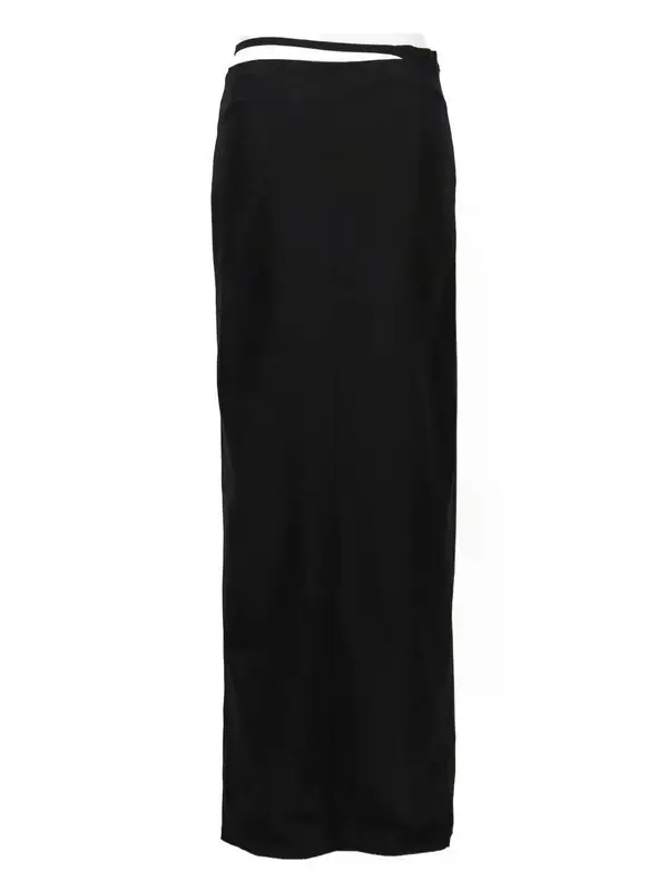 HELIOT EMIL Wrap-front Split Midi Skirt